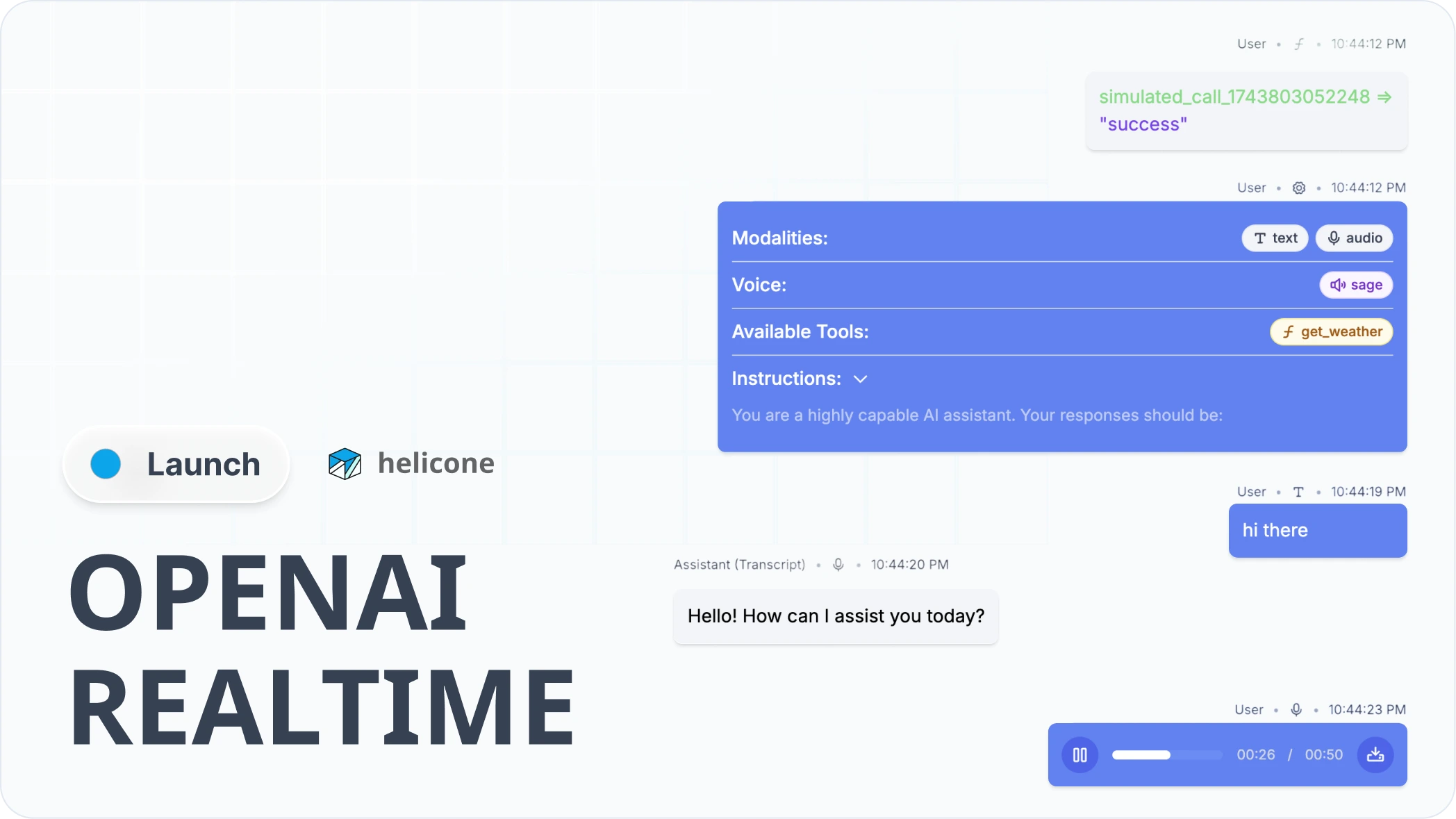 Integrating OpenAI's Realtime API with Helicone: Monitor Your Multi-modal Conversations