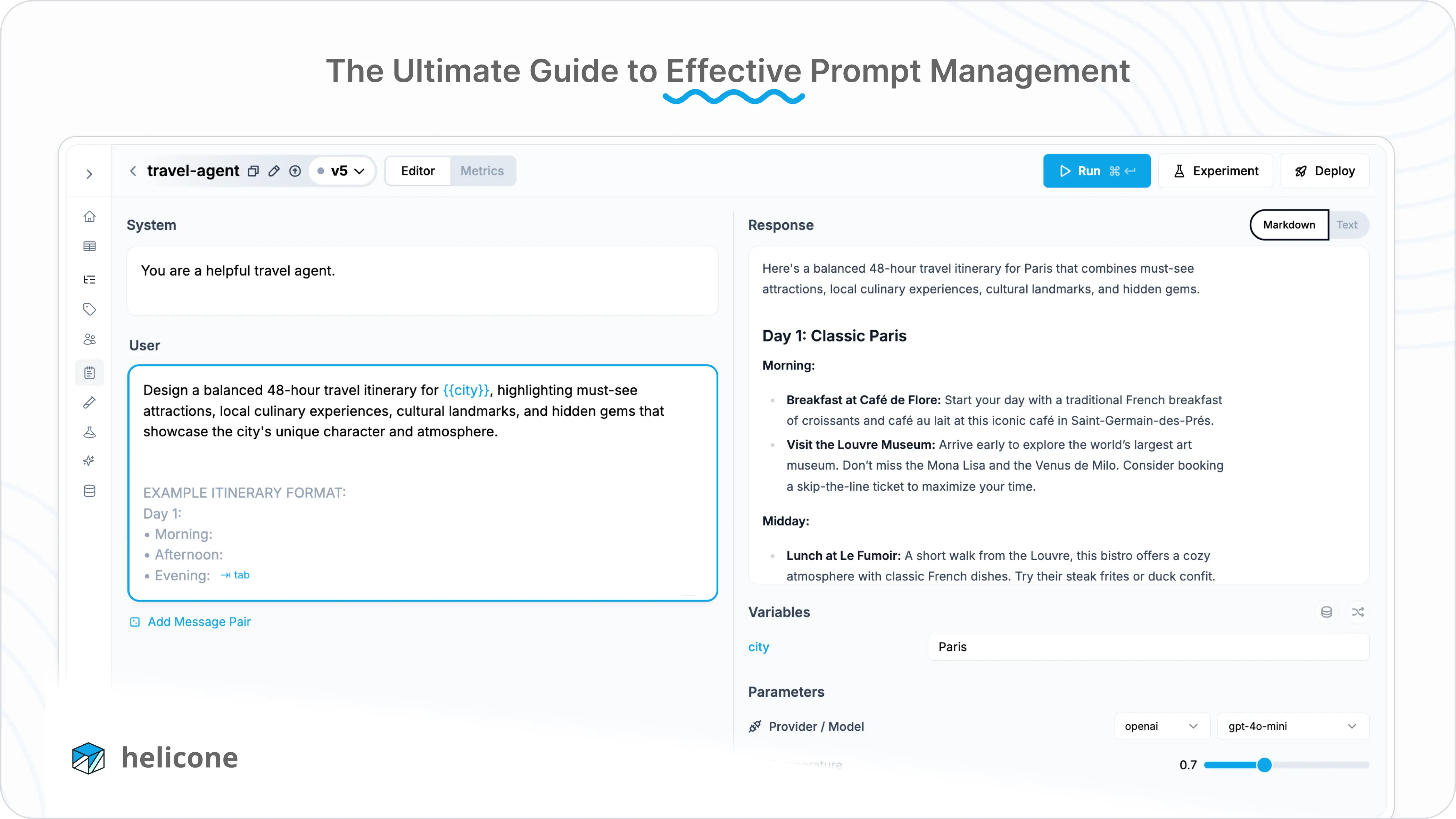 The Ultimate Guide to Effective Prompt Management - Helicone