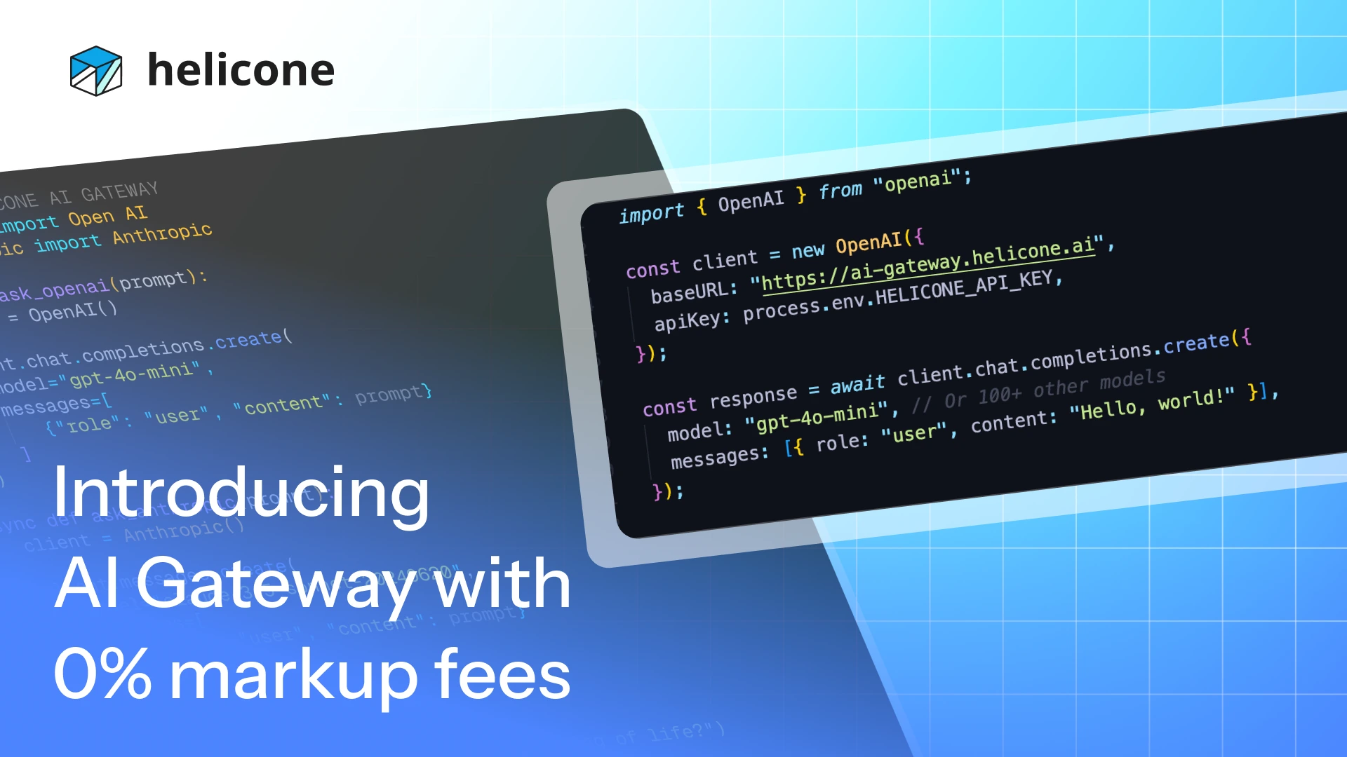 The Helicone AI Gateway, Now On The Cloud!
